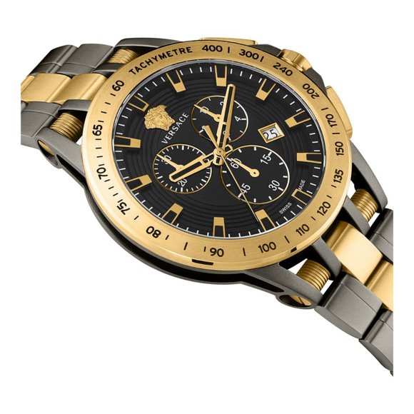 Versace | Accessories | Versace Mens Sport 45mm Watch New W Box | Poshmark
